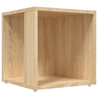 Generic Kangmusi Beistelltisch Sonoma-Eiche 33x33x34,5 cm Holzwerkstoff, kangmusi809011