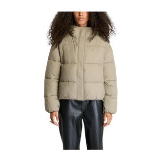 Calvin Klein Kurze Logo-Jacke Moderner Stil - - Jackets - Damen - Beige - L