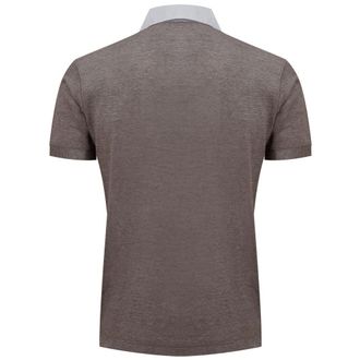 Corneliani Mens Bicolor Cotton Shortsleeve Shirt
