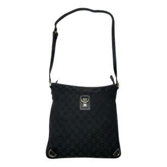 Gucci Sac bandouli&egrave;re vintage Pre-owned - Femme - Pre-owned - Noir - Taille: ONE Size