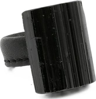 Monies Ring Black Band Noir Ring