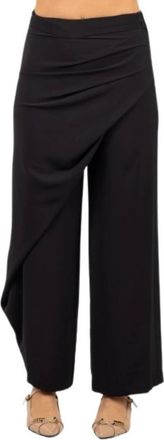 Hanita Femme, Pantalons, Noir, Taille: 38 FR Wide Pantalons