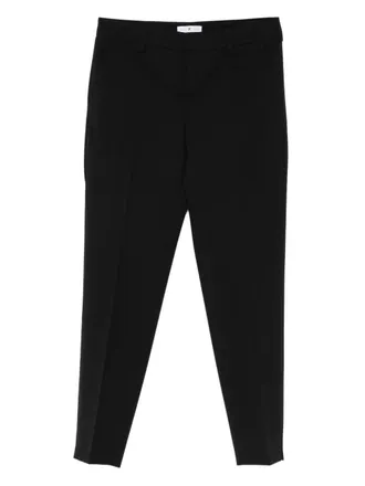 Pantaloni Torino pantalon &agrave; plis marqu&eacute;s - Noir