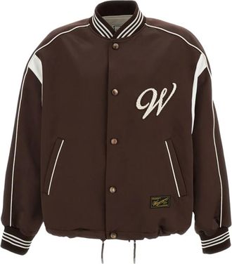 Wooyoungmi Wooyoungmi, Homme, Vestes, Brun, Taille: S Bomber oversize style baseball
