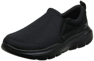 Skechers Mens Go Walk Evolution Ultra-impec Slip On Trainers, Black (Black Textile Bbk), 10.5 UK (45 EU)