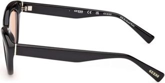 Guess unisex, Accessoires, Noir, Taille: 50 MM Lunettes de soleil oeil-de-chat
