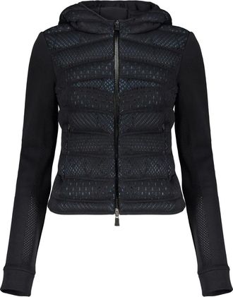 Herno Femme, Vestes, Bleu, Taille: 38 FR Doudoune Courte &agrave; Capuche