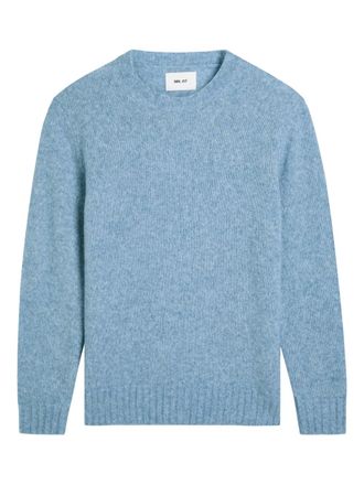 Nn.07 Gerippter Pullover - Blau