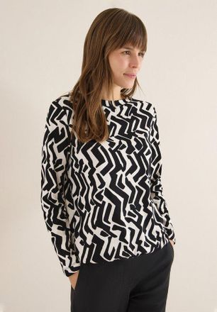 Cecil Langarmshirt mit U-Boot-Ausschnitt