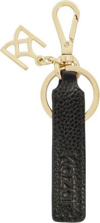 Kazar Schwarzer Leder Schl&uuml;sselanh&auml;nger mit goldener Hardware - - Accessories - Damen - Schwarzk - ONE SIZE