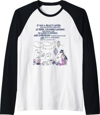 Moomin Really Lavish The Exploits of Moominpappa Zitat Raglan