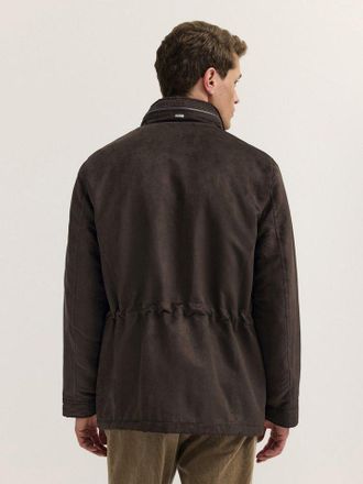 Bugatti Kurzjacke Regular Fit Regular Fit Premium Suede Stehkragen