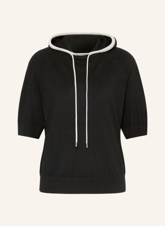 Marc Cain Strick-Hoodie schwarz