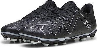 Puma Puma Chaussures de Football Future Play FG/AG pour Homme, Puma Black Puma Silver, 42.5 EU