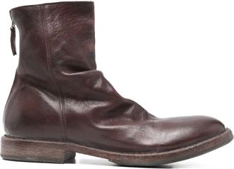Moma leather boots - Braun