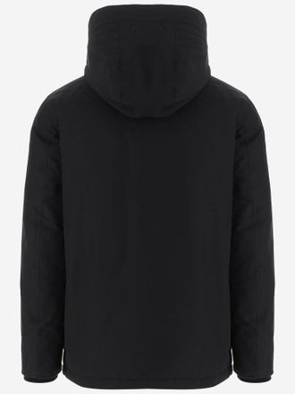 Woolrich Cotton-Blend Logo Jacket - Black