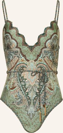 Zimmermann Badeanzug Wanderlust Mit Schmuckperlen gruen