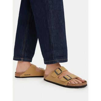 Birkenstock Pantoletten Birkenstock Arizona Birko-Flor 1029151 Beige