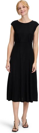 Betty & Co Damen Jerseykleid ohne Arm 40, Schwarz