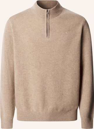 Hackett Pullover Lambswool Hzip beige