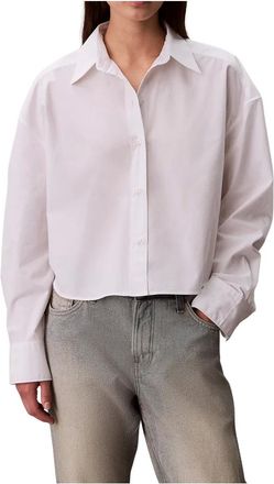 Calvin Klein Femme, Blouses et Chemises, Blanc, Taille: 38 FR Chemises