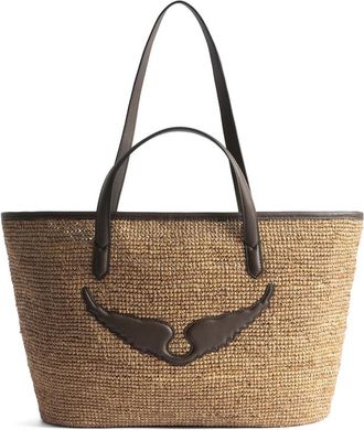Zadig&Voltaire Wings Raffia Tote Bag