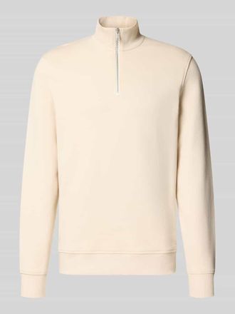 Marc O'Polo Denim Regular Fit Troyer aus reiner Baumwolle