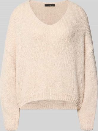Oui Oversized Strickpullover mit Mohair-Anteil