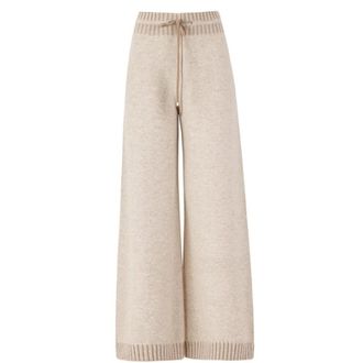 D.exterior Wide Hosen - - Trousers - Damen - Beige - M