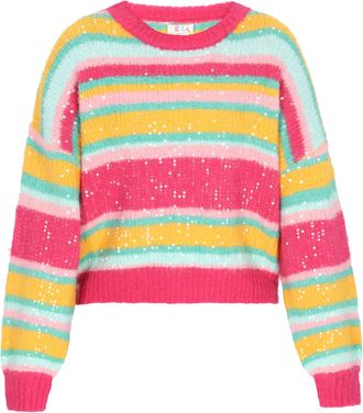 Izia Pullover Frauen rosa mehrfarbig