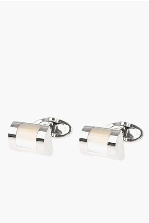 Corneliani Brass Cufflinks With Nacre size Unica