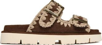 Mou Pantoletten MU.SW461005A Braun