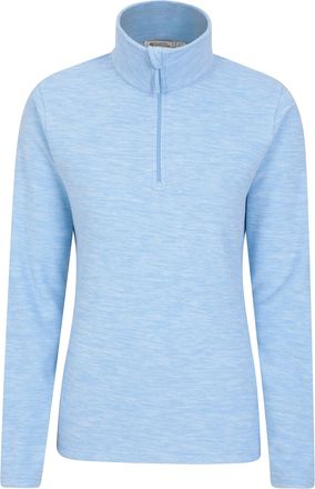 Mountain Warehouse Snowdon Melange Fleece-Pullover Damen - dünner, Warmer Winter-Pullover aus Fleece für Damen zum Laufen, Wandern, Joggen und für Sport und Outdoor Korn