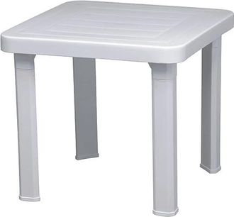 Resol grupo Garbar Andorra Beistelltisch f&uuml;r den Au&szlig;enbereich, 47 x 47 cm, Garten, Terrasse, Balkon, Strand, Pool, Picknick, Camping, Catering | Design, lei