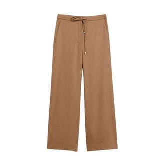 Max Mara Floria Wollflanellhose - - Trousers - Damen - Braun - S