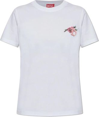 Diesel T-Reg-S1 T-Shirt - - Tops - Damen - Wei&szlig; - M