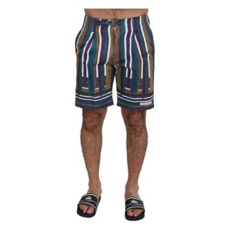Dolce & Gabbana Multicolor Chino-Shorts - Regular Fit - - Shorts - Herren - Mehrfarbig - 3XL