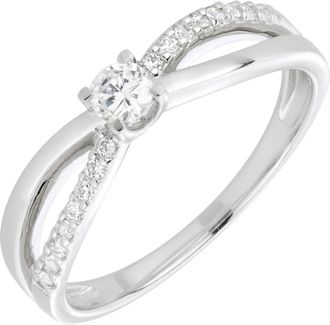 Edenly Verlobungsring Schicksal - Weißgold - 18 Karat