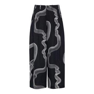 Bitte Kai Rand Femme, Pantalons, Multicolore, Taille: 36 FR Hikazu Wide Pantalons