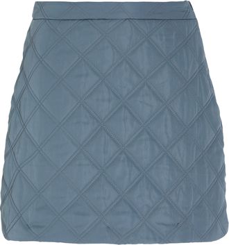 8 by YOOX RECYCLED POLY QUILTED MINI SKIRT
