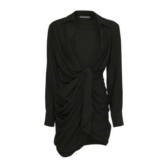 Jacquemus Kleider - - Dresses - Damen - Schwarzk - 3XS