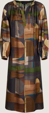 SOEUR ROBE VANZY VERT/MARRON
