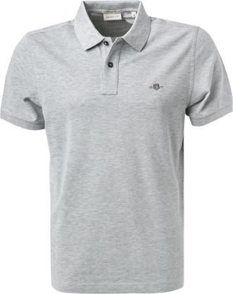 GANT Herren Polo-Shirt grau