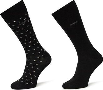 HUGO BOSS Lange Socken 50524282 Schwarz