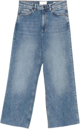 Rails jean Getty à coupe courte - Bleu