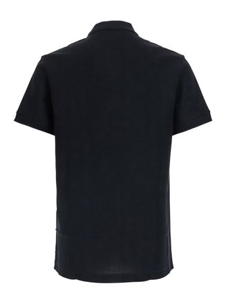 Burberry Mens Polo Shirt Eddie Black Cotton T-Shirts And Polos
