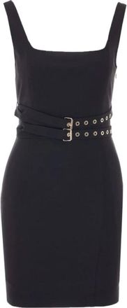 Liu Jo Femme, Robes, Noir, Taille: 36 FR Belted Mini Dress