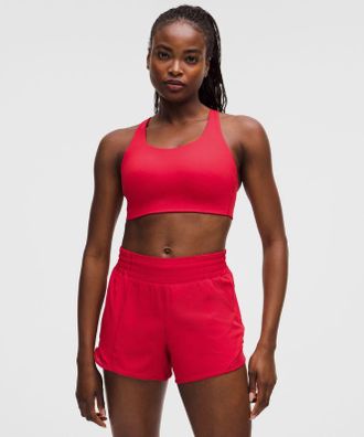 lululemon Soutien-gorge Energy &agrave; maintien maximal pour Femmes - Rouge - Taille 38D