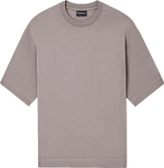 Emporio Armani Homme, Tops, Gris, Taille: S T-shirt Em005256-Af24740U