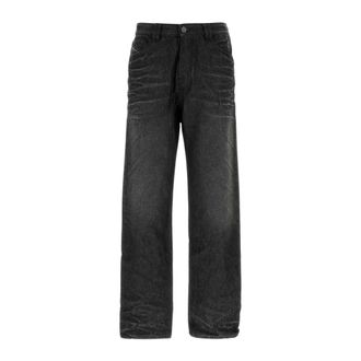 Diesel Jean Droit - Homme - Jeans - Noir - Taille: W34